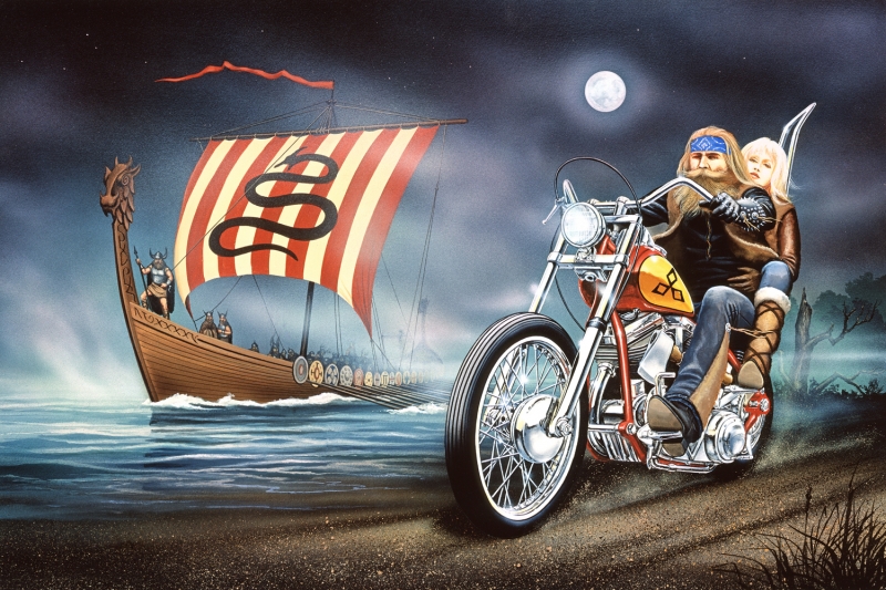 "Viking Ship " - Limited Editions - All Artwork - David Mann | Rally ...